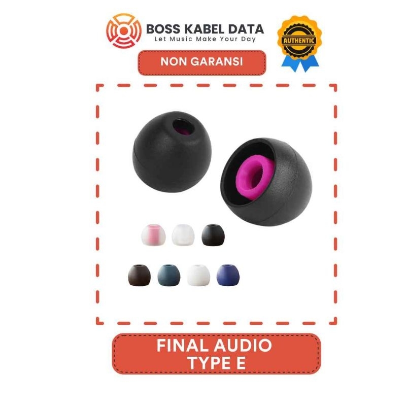 Final Audio Type E Eartips Silicone Soft Premium | Shopee Malaysia