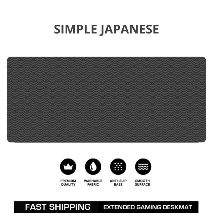 Deskmat Deskpad Mouse Pad Simple Japanese Bento Mouse Pad XL | Shopee ...
