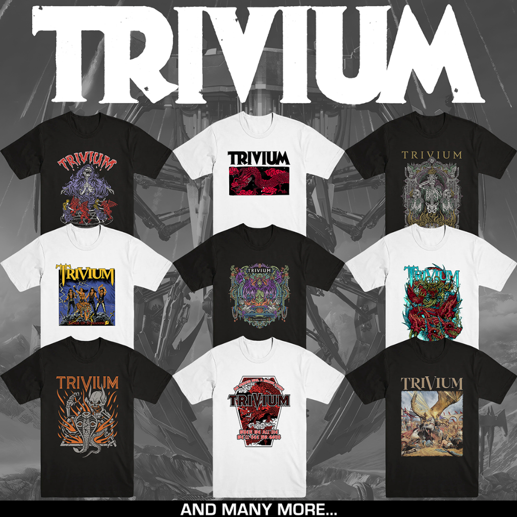 TRIVIUM | BAND T-SHIRT | HEAVY METAL | MERCHANDISE | Shopee Malaysia