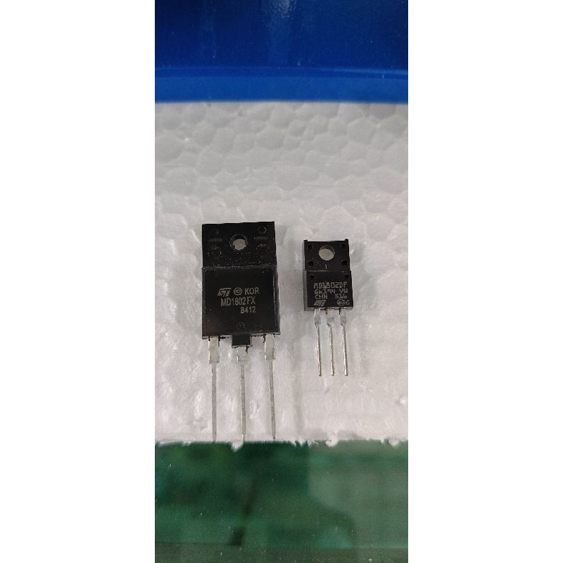 Md1802fx Large Horizontal TRANSISTOR -HORISONTAL MD1802DF Small ORI ...