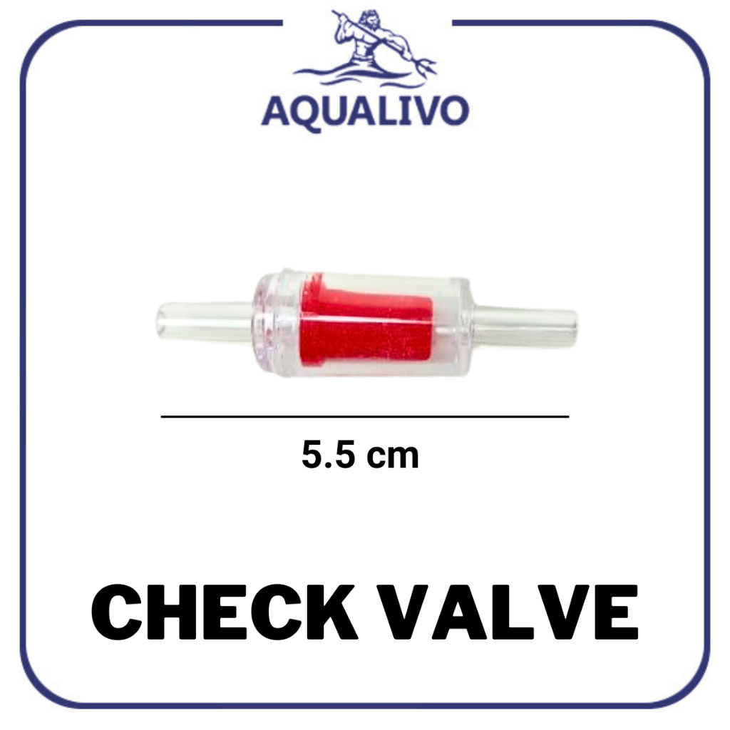 Check Valve Aerator Aquarium One Way Air Hose Checks 1 Way | Shopee ...