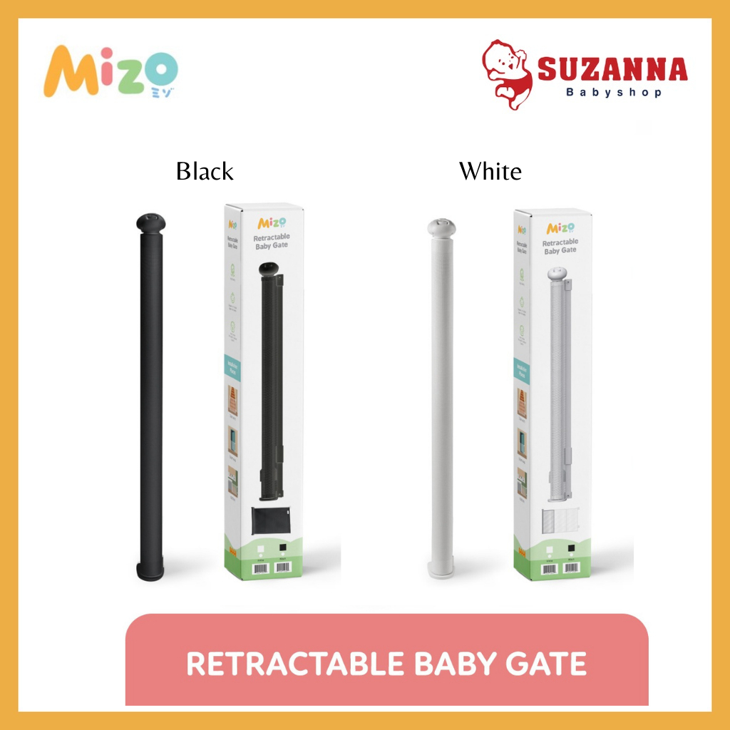Mizo Retractable Baby Gate - Baby Safety Fence | Shopee Malaysia