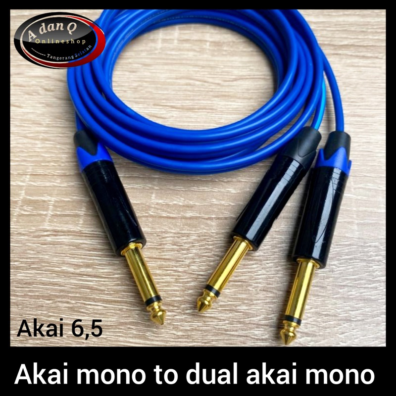 Akai mono to dual akai mono cable Kitani 10 meters | Shopee Malaysia