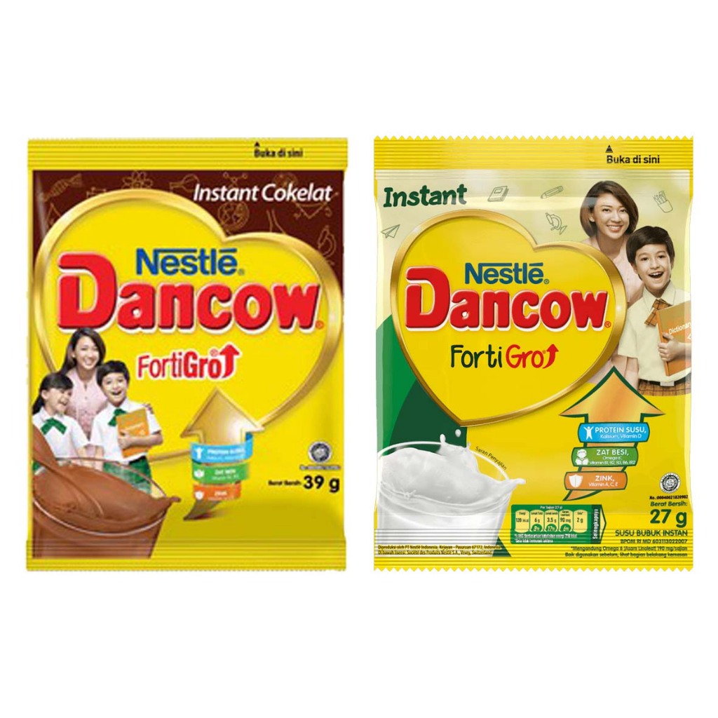 Dancow powdered milk sachet Dancow chocolate powdered milk sachet ...