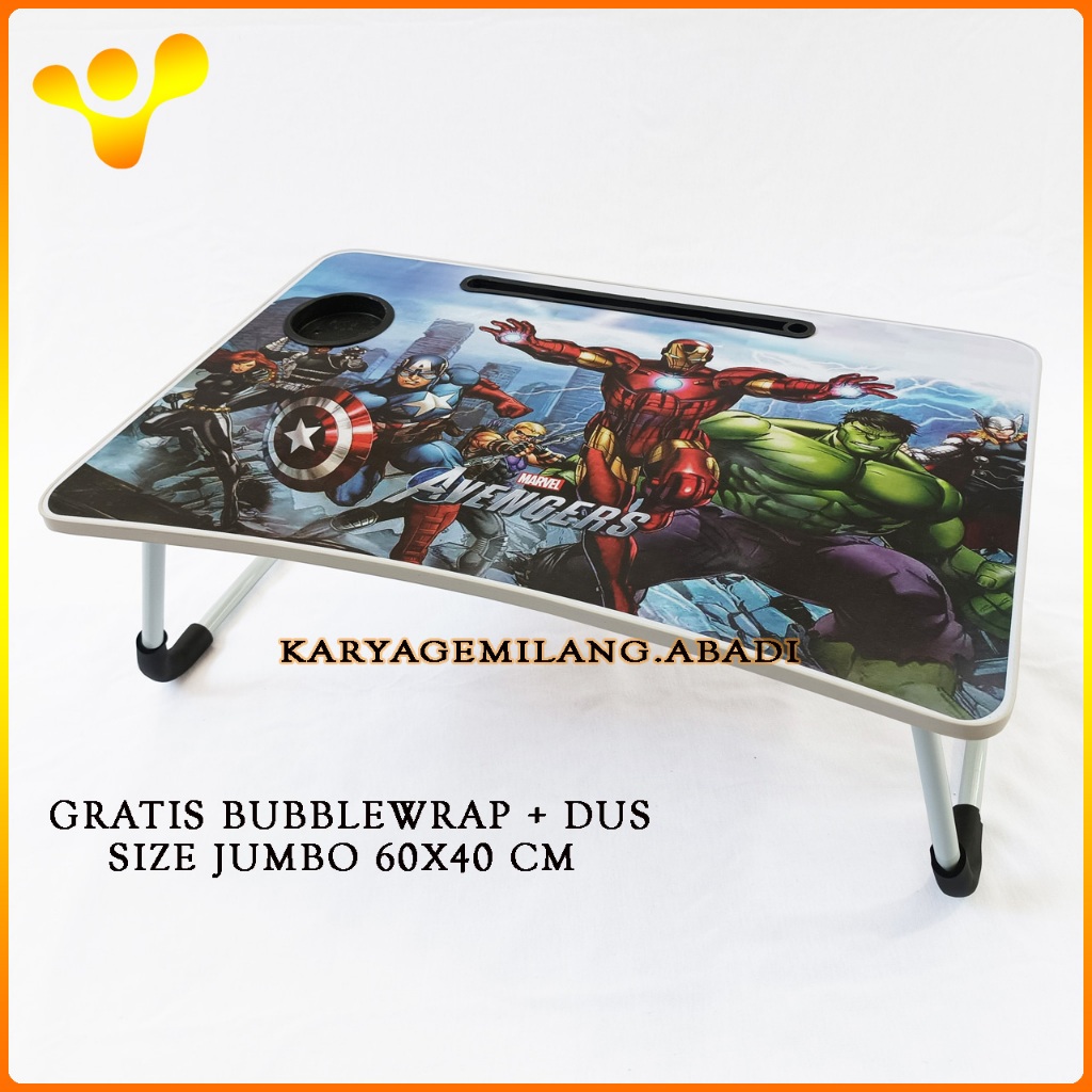 Children's Study Table Large Size 60x40 cm laptop Table Folding Table ...