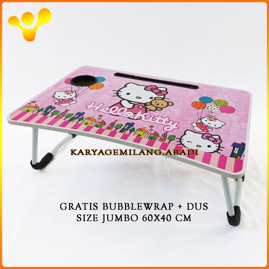 Children's Study Table Large Size 60x40 cm laptop Table Folding Table ...