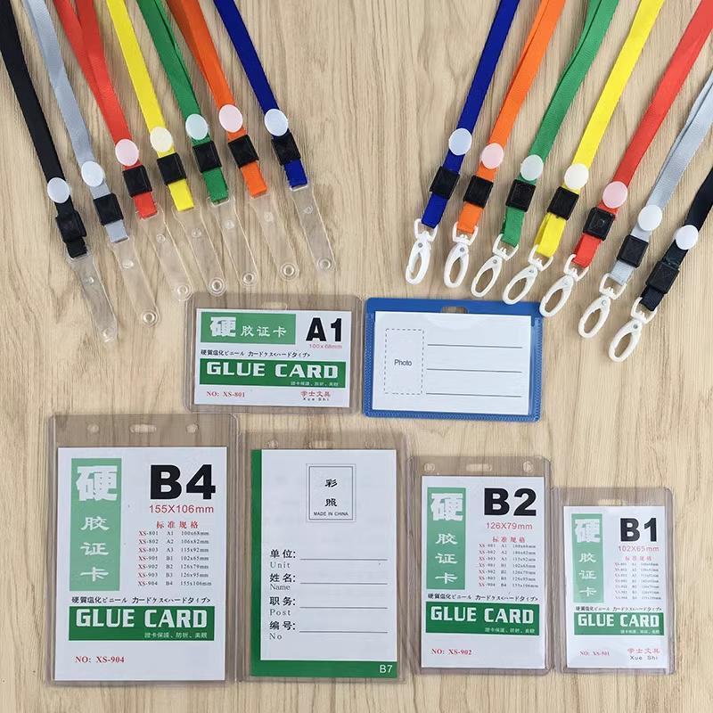 Plastic id card + rope / thick id card B1 B2 B3 B4 A1 A2 A3 / Name Tag ...