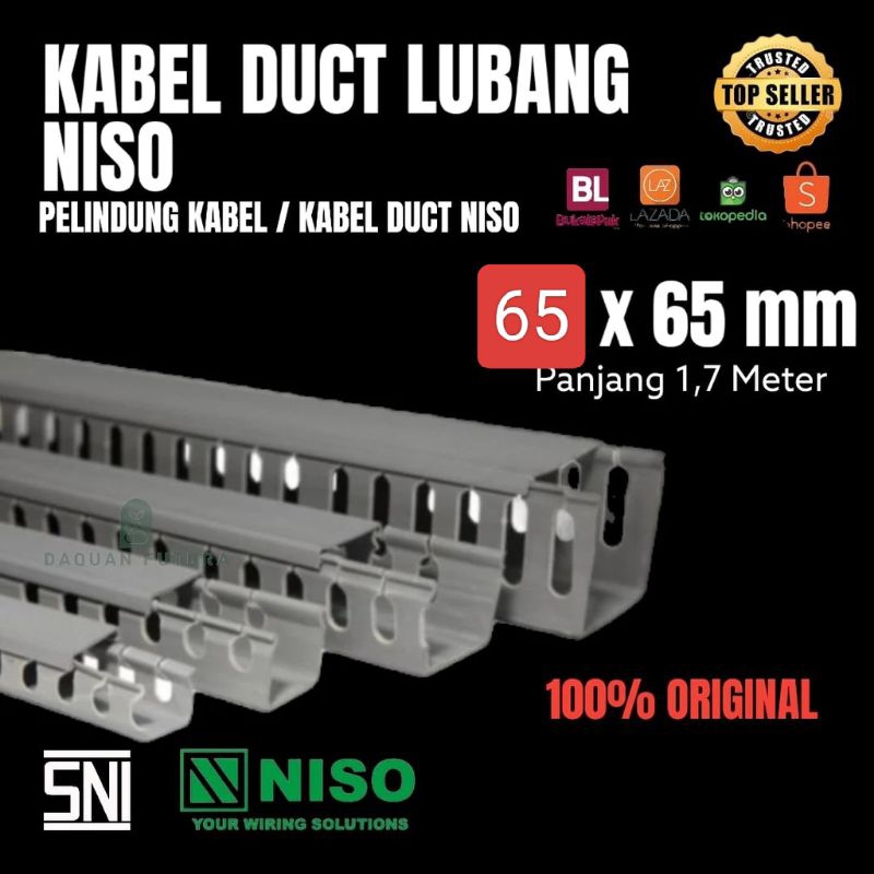 Pmd DUCT WIRING CABLE HOLE HOLE HOLE 65X65 PROTECTOR LONG 1,7 M NISO ...