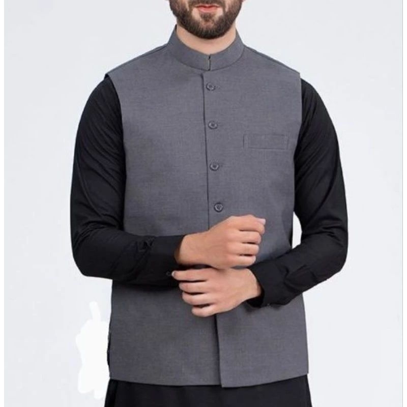 Pakistani Muslim Men's Vest Muslim Prayer Assembly Plain full Suit ...