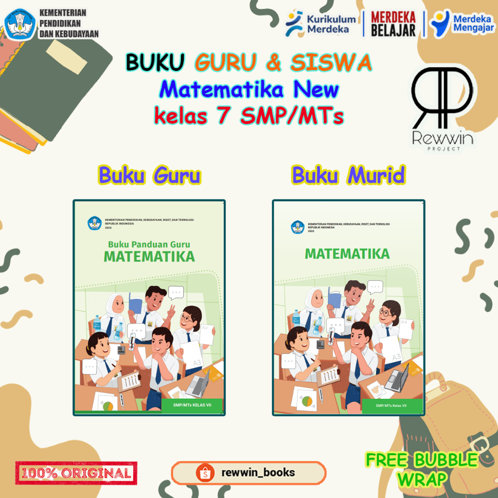 New Mathematics Teacher and Student Book for Grade 7 Junior High School ...