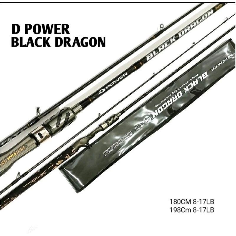 Rod BC D POWER BLACK DRAGON 8-17LB | Shopee Malaysia