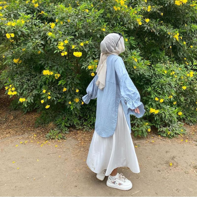 Zr Slit Tunic - Latest Women's Long Jumbo Side Slit Tunic | Shopee Malaysia