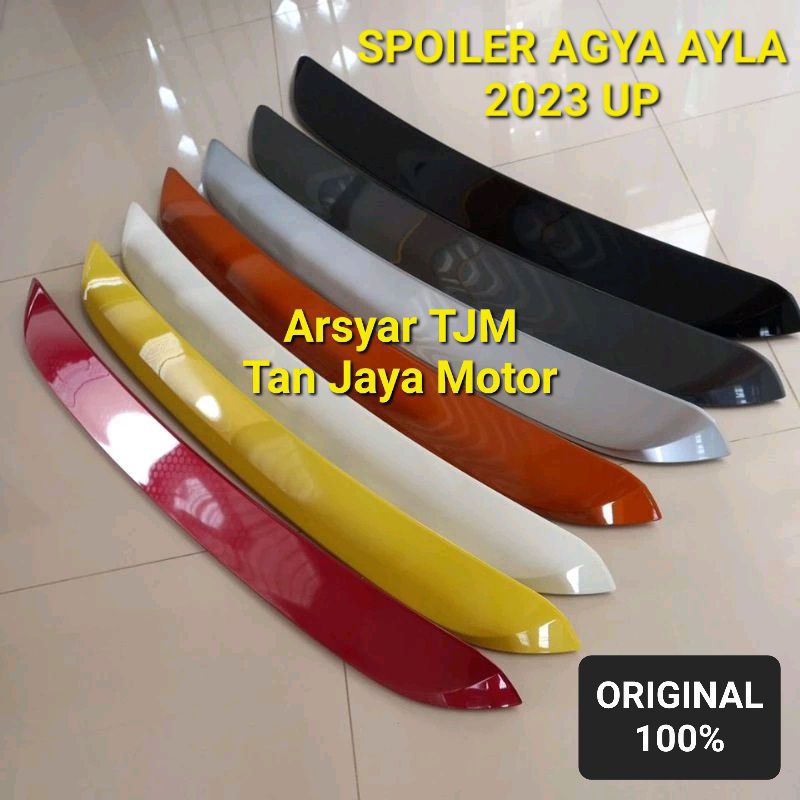 Toyota AGYA Daihatsu AYLA Spoiler ORIGINAL 2023 UP | Shopee Malaysia