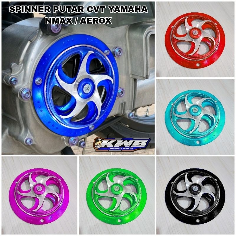 Cvt spinner fan Cover, cvt yamaha nmax aerox aluminum | Shopee Malaysia