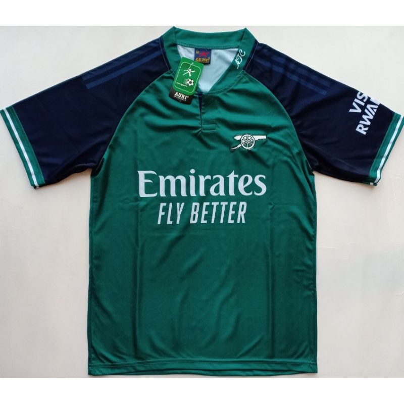 Arsenal 3rd Football Jersey 2023-2024 Auri Sport | Shopee Malaysia