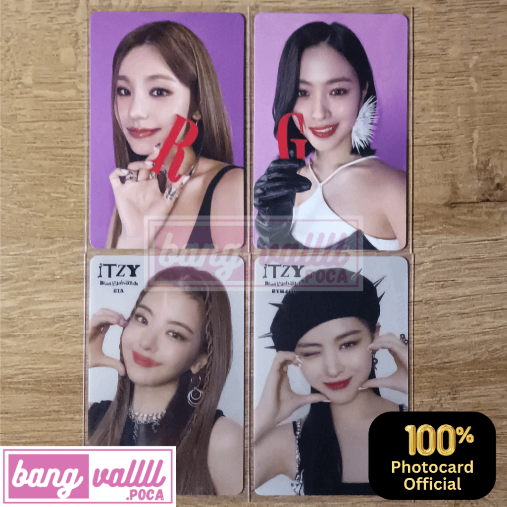 PHOTOCARD PC ITZY RINGO BLAH BLAH YEJI LIA RYUJIN CHAERYEONG YUNA ...