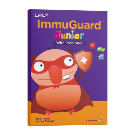 Lac Immuguard Junior jelly With Probiotics Lychee Flavor (Box Of 30 ...