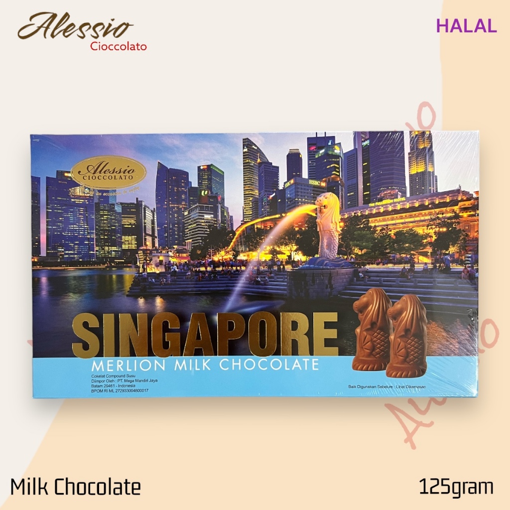 Alessio Merlion Chocolate Box Merlion Chocolate/ Singapore Souvenir ...