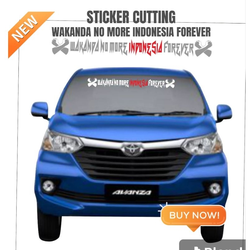 Wakanda Viral Car Sticker No More Indonesia Forever Sticker Anis 2024 ...
