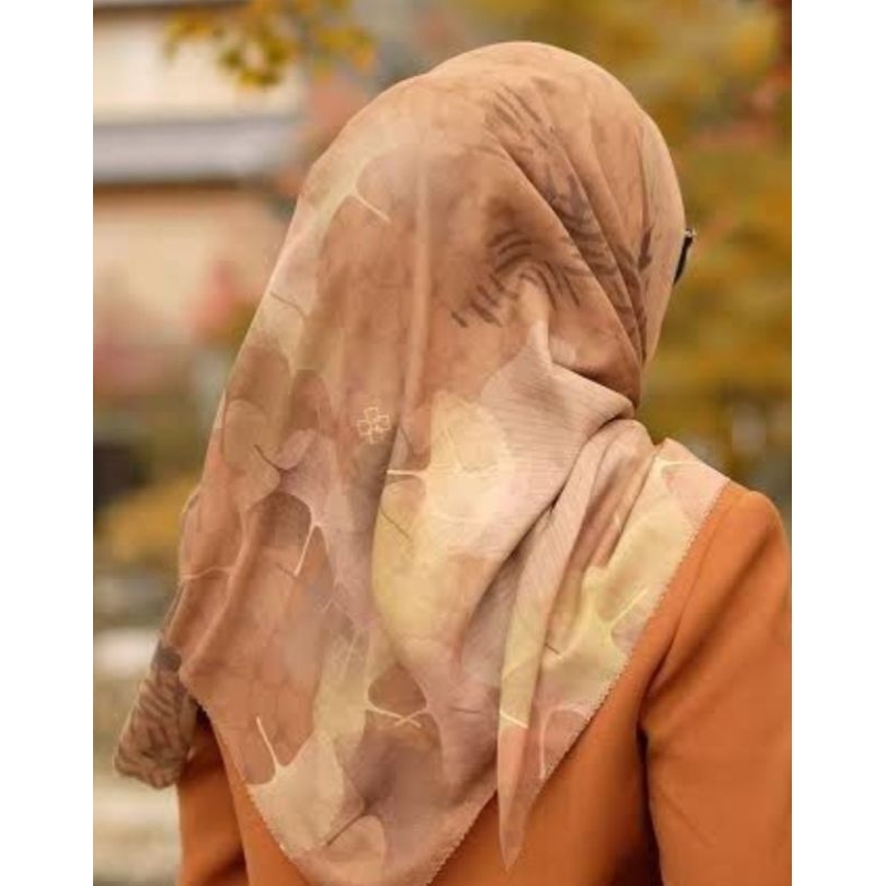 Ginkgo Series by Buttonscarves (toffee) | Shopee Malaysia