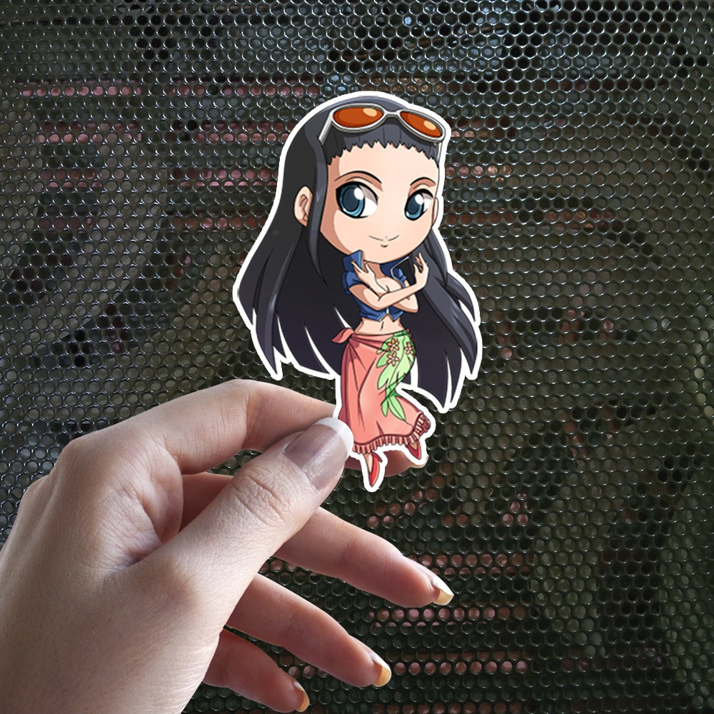 Anime Nico Robin Chibi Waterproof Vinyl Decal Sticker | Shopee Malaysia