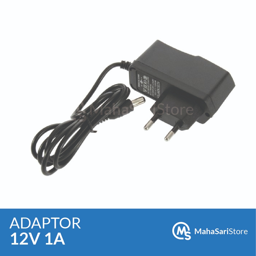 Adapter/adapter Power Supply CCTV/Router/Music Instrument 12V/12volt 1A/1 Ampere | Shopee Malaysia
