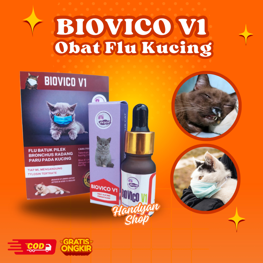 Powerful Cat And KITTEN Cold Cough Medicine BIOVICO V1 | Shopee Malaysia