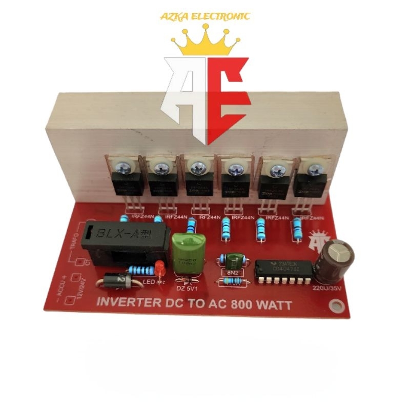 Inverter Kit DC To AC 12V/24V DC To 220V AC 800W | Shopee Malaysia