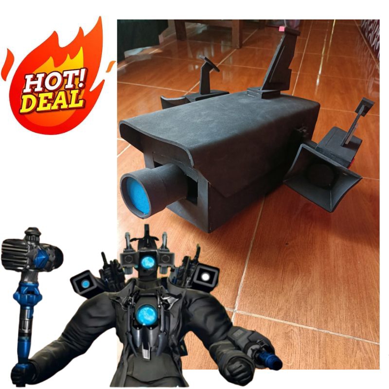 Skibidi Toilet Titan Cameraman Mask | Shopee Malaysia