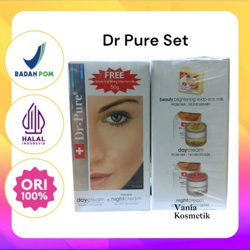 Original Dr Pure Set 3 in 1 Cream Package | Shopee Malaysia