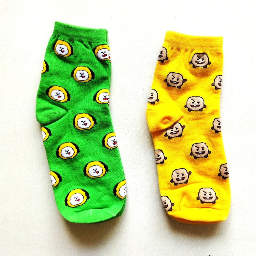 ANNYEONG HASEYO GIFT SHOP | BT21 Character Socks - Chimmy - Shooky ...
