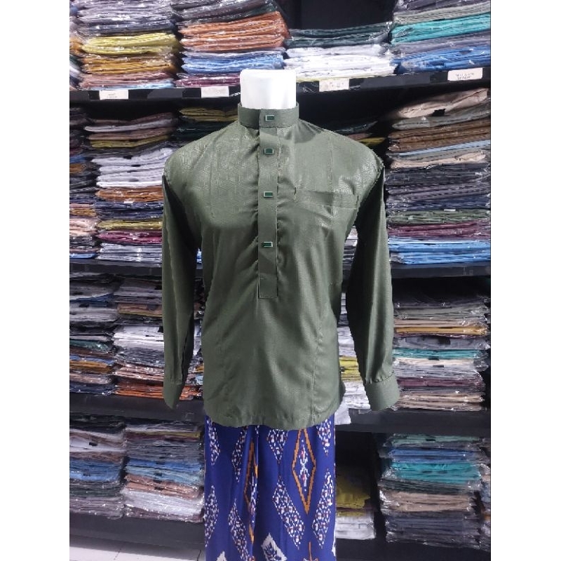 Alfa reyhan taqwa shirt | Koko Malay embossed | Premium cocoa | Sultan ...