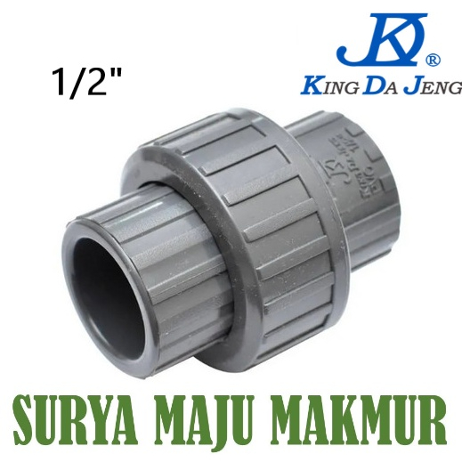 Plain Sok Water Nut 1/2" KDJ pvc watermur/watermor union socket KING DA ...