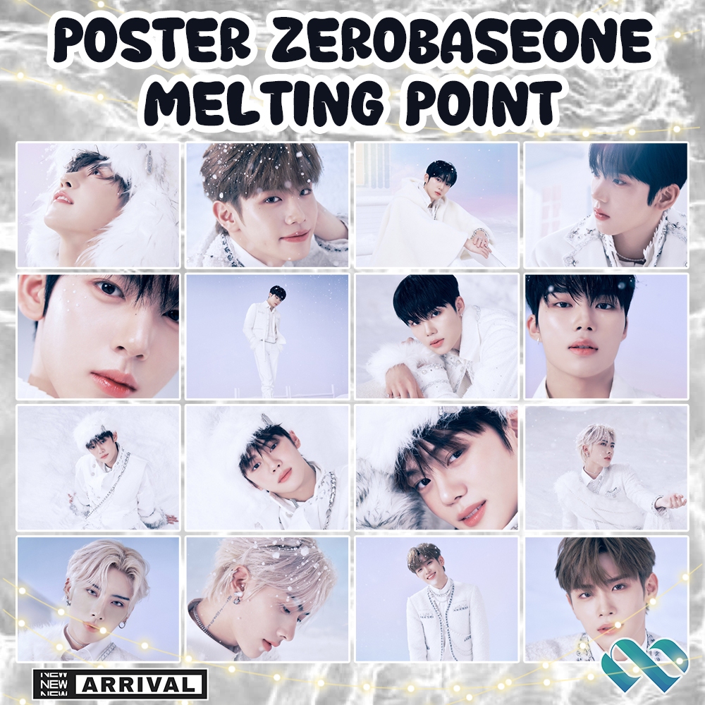 Poster ZEROBASEONE ZB1 MELTING POINT - Kpop Poster A4 A5 A6 (Part A ...