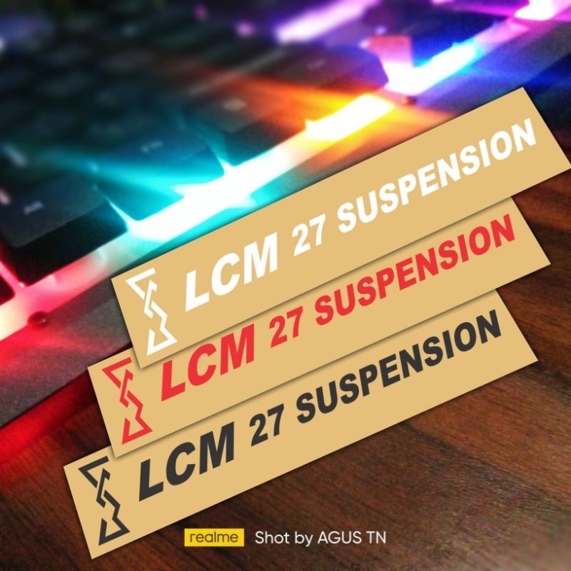 Lcm 27 SUSPENSION sticker shock cutting sticker | Shopee Malaysia