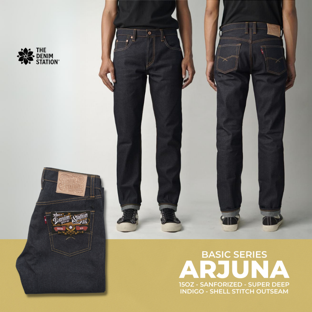 The Denim Station - Arjuna 15oz New Superior Deep Indigo Denim | Shopee ...