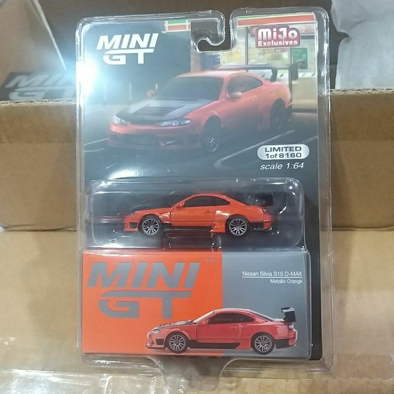 Mini GT MGT 581 Mijo Nissan Silvia S15 D Max Metallic Orange | Shopee ...