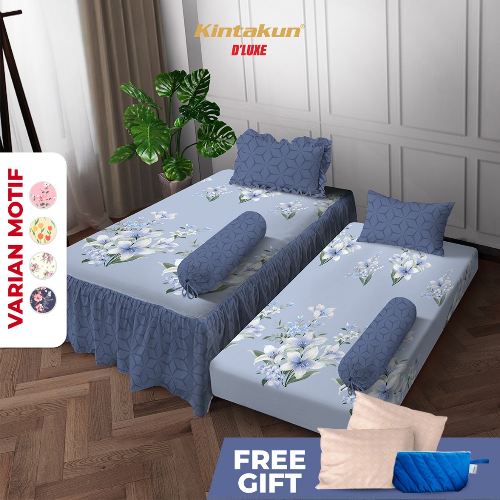 Best Selling!! Bed Sheet Duo 120 Bed Sheet Flower 2in1 Deluxe ...