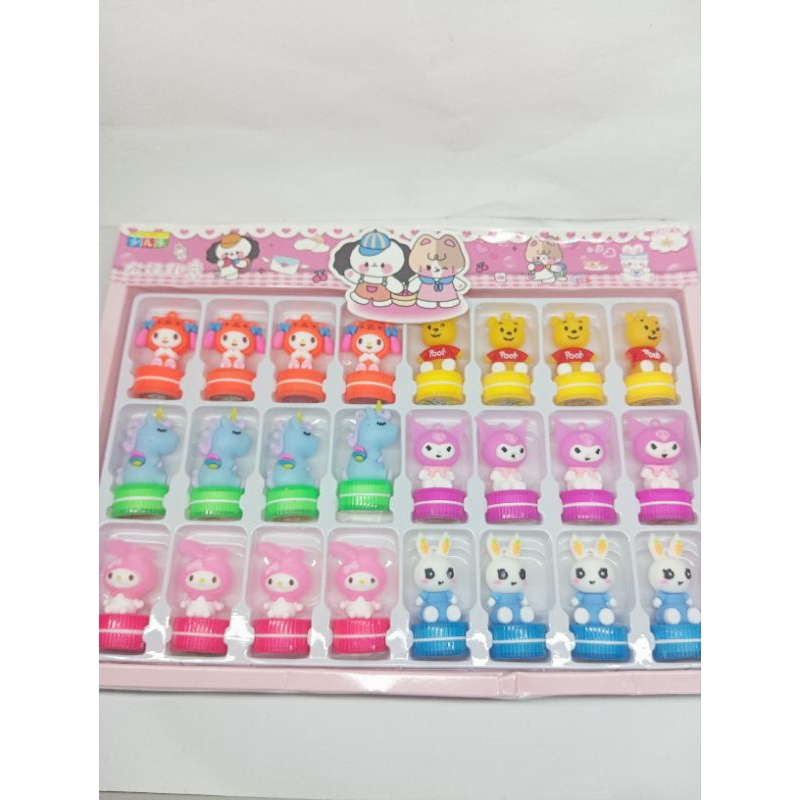Mini Kuromi Stamp / 3 PCS Kuromi sanrio Rubber Doll Stamp | Shopee Malaysia