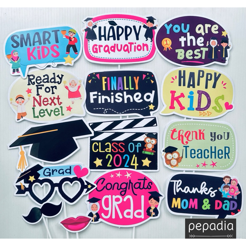 Muslim Children's GRADUATION PROPS PHOTOBOOTH ACC PHOTOBOOTH | Shopee ...