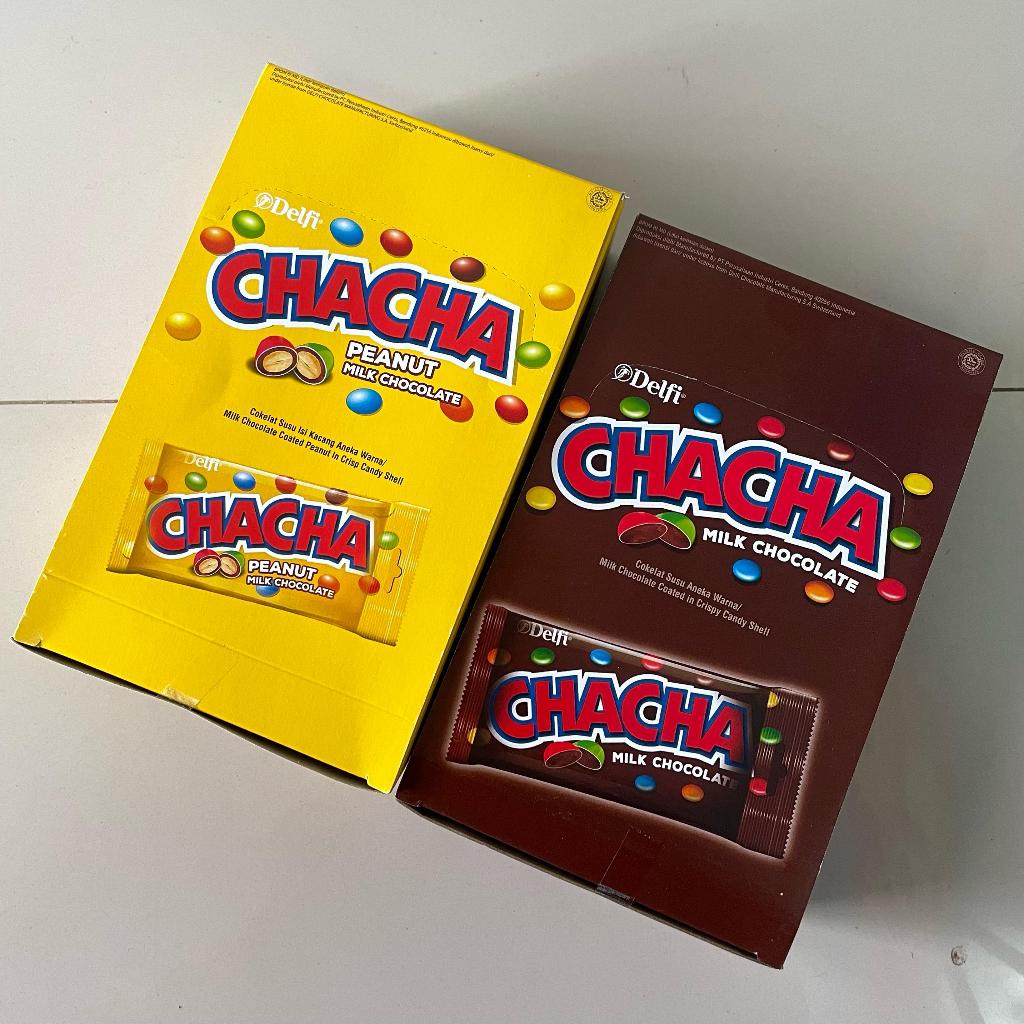 Cha CHA MILK CHOC PEANUT 20 GRAM 1 BOX CONTAINS 20 | Chacha BEAN CHOCOLATE | Shopee Malaysia