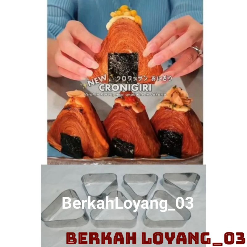 Virall CRONIGIRI MOLD / CRONIGIRI BREAD RING / ONIGIRI MOLD PER PCS ...