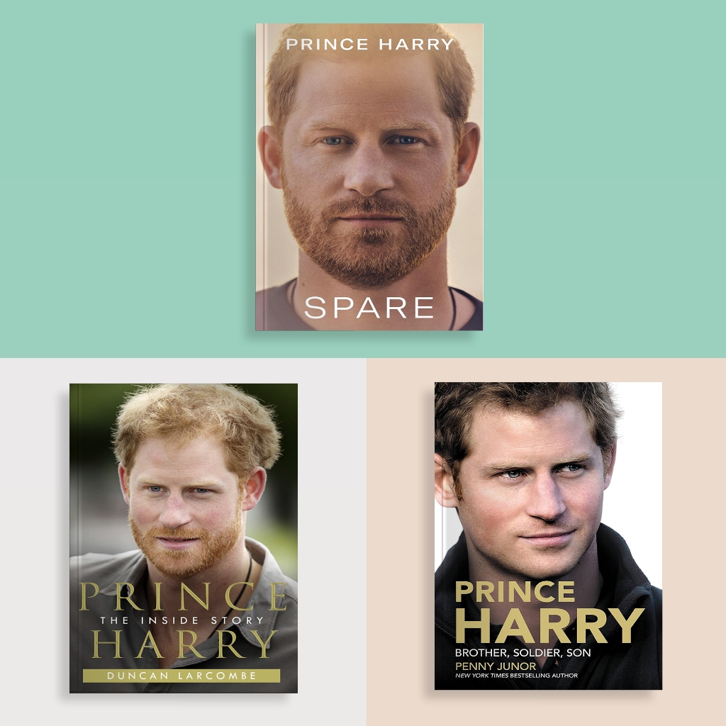 Story of Prince Harry 3 Books Collection (Spare, The Inside Story ...