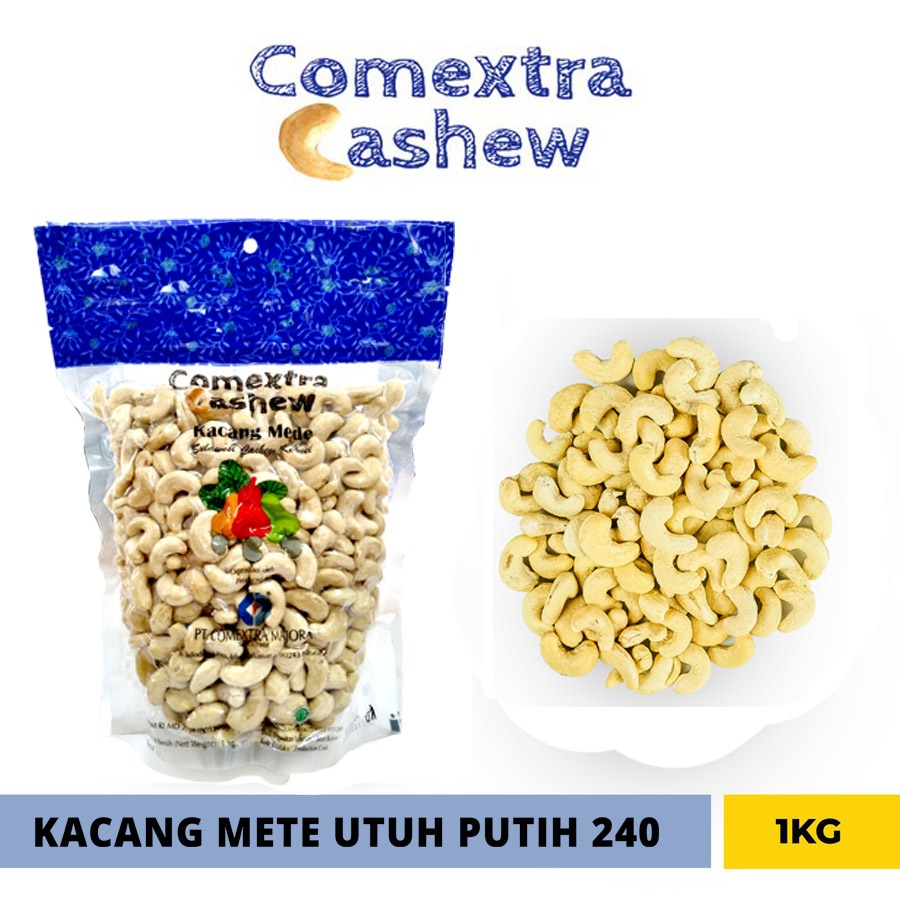 Comextra Raw Cashew Nuts W240 Premium 1 Kg - Cashew Cashew Cashew Cashew | Shopee Malaysia