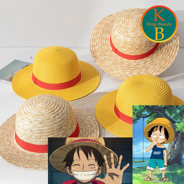 Luffy One Piece Anime Straw Hat/Cosplay One Piece/Anime Costume ...