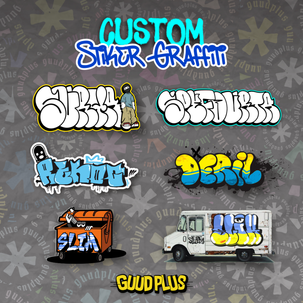 Custom Sticker Graffiti & Tagging Sticker Free Design Graffity Throw Up ...