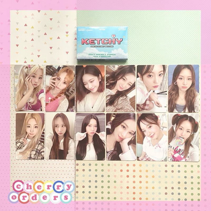 (MEMBER Set) Rocket Punch: Ketchy 4th Official Fanclub Kit Jury ...