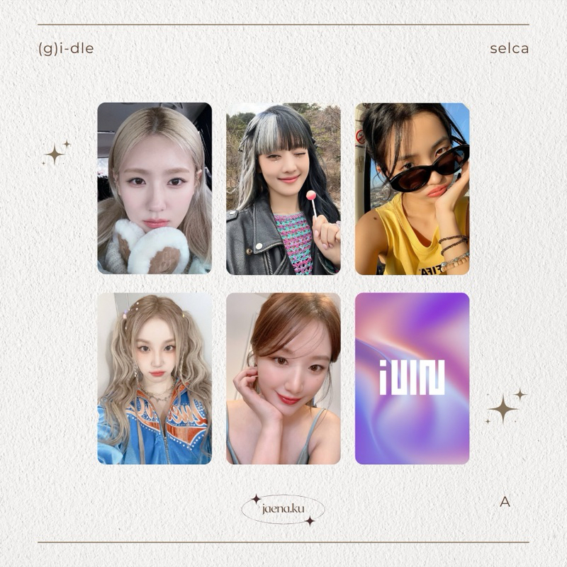 [(G)I-DLE] Photocard SELCA 4 MIYEON MINNIE SOYEON YUQI SHUHUA ...