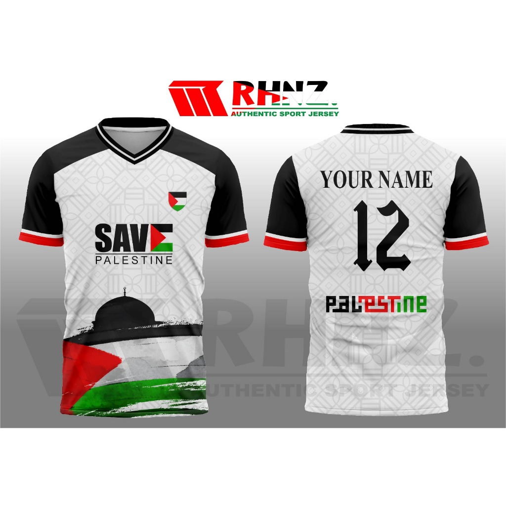 Latest PALESTINE JERSEY Short Sleeve Short Sleeve Sports JERSEY FULL ...
