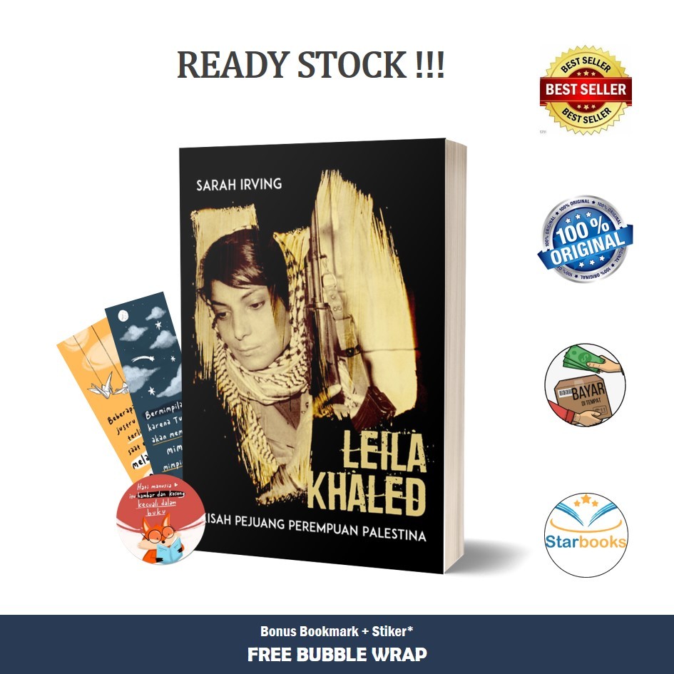 Leila Khaled Book: The Story Of Palestine Women's Fighters - Left Margin (Social) | Shopee Malaysia
